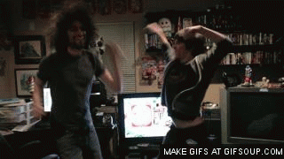 GIF dancing ross danny - animated GIF on GIFER