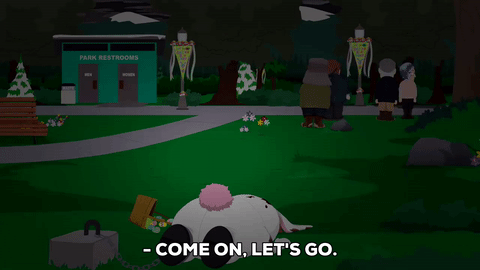 Dead bunny cartman GIF - Find on GIFER