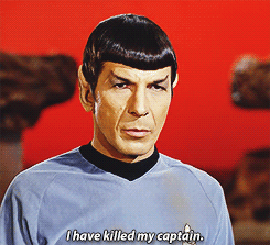 Spock star trek kirk x spock GIF - Find on GIFER