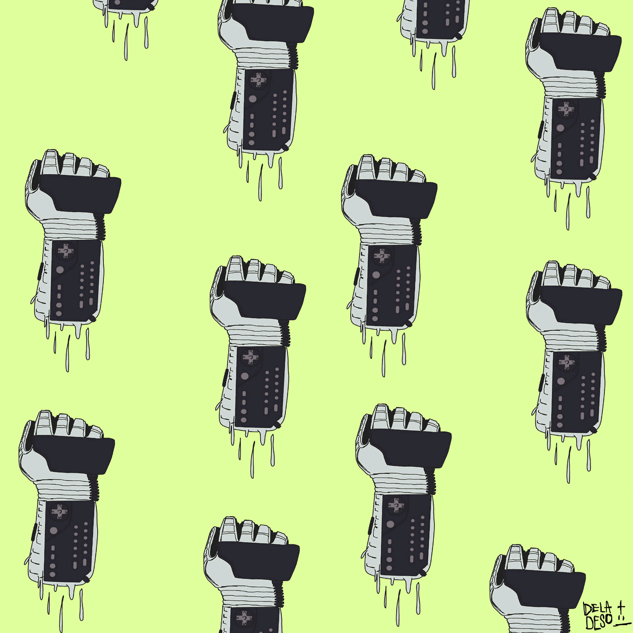 Retro nintendo power glove GIF - Find on GIFER