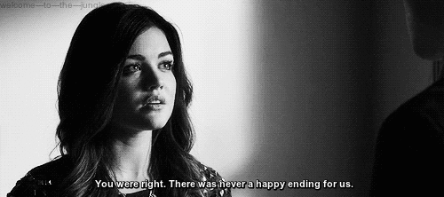 GIF love black and white pretty little liars - animated GIF on GIFER