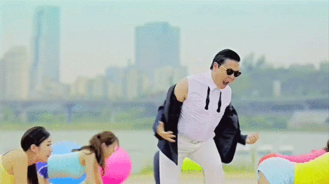 Gif Estilo Gangnam Viento