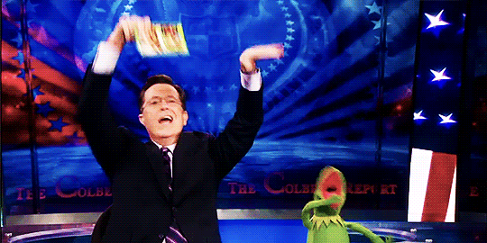 Stephen colbert the colbert report GIF - Find on GIFER