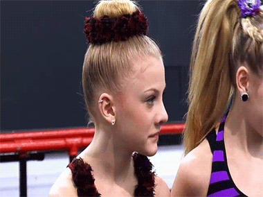 GIF nervous girls show - animated GIF on GIFER