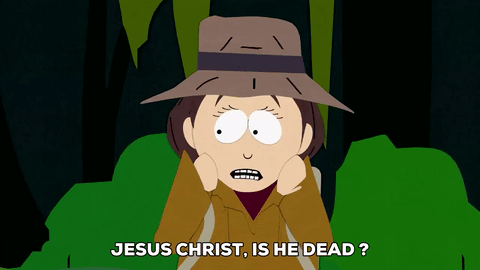 Jesus christ shocked dead GIF - Find on GIFER