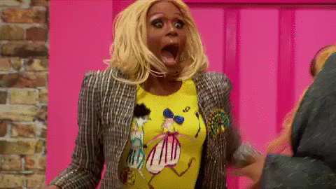Rupauls drag race hug screaming GIF on GIFER - by Flamebinder