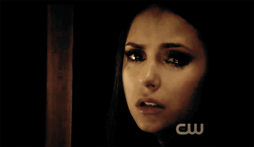 Cry nina dobrev the vampire diaries GIF - Find on GIFER