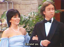 Janet wood threes company jack tripper GIF - Find on GIFER
