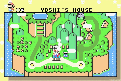 Super mario world snes GIF - Find on GIFER