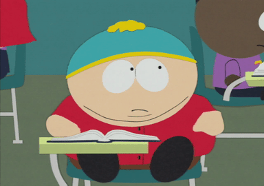 Eric cartman book hat GIF - Find on GIFER