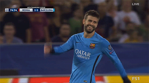 Fcb gerard pique fc barcelona GIF - Find on GIFER