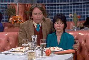 Threes company jack tripper janet wood GIF - Find on GIFER