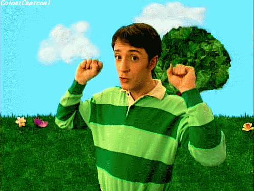 Steve Blues Clues Gif