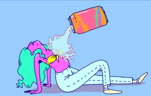 Drinking Water Animated Gif