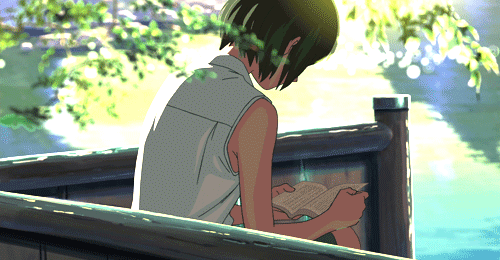 Anime Reading A Book Gif