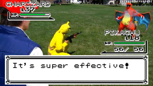 Pikachu With A Gun