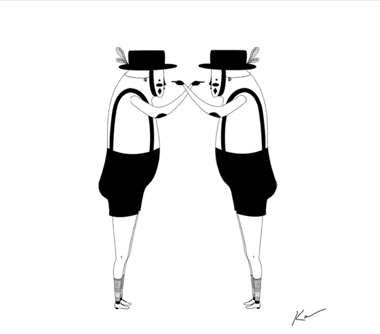 Eye poking black and white illustration GIF - Find on GIFER