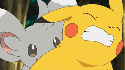 Pokemon pikachu struggle GIF - Find on GIFER