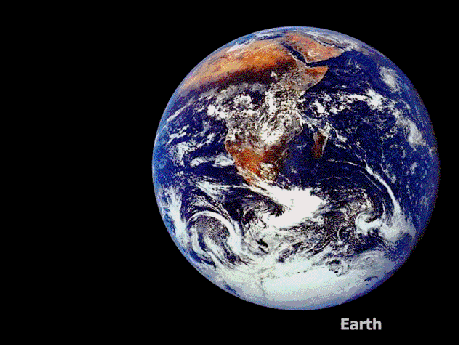 GIF moon planets earth - animated GIF on GIFER - by Mamath
