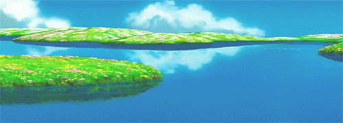 Howls Moving Castle Scenery Gif
