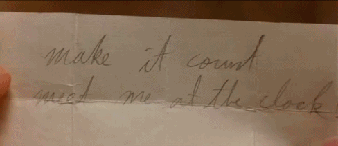 GIF make it count titanic meet me at the clock - animated GIF on GIFER