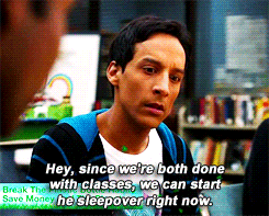 Community troy x abed britta x troy GIF - Find on GIFER