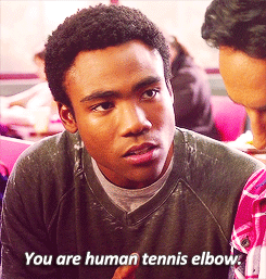 Community troy x britta GIF - Find on GIFER