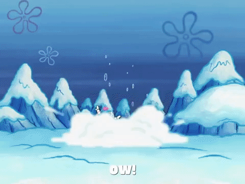Frozen face off spongebob squarepants GIF - Find on GIFER