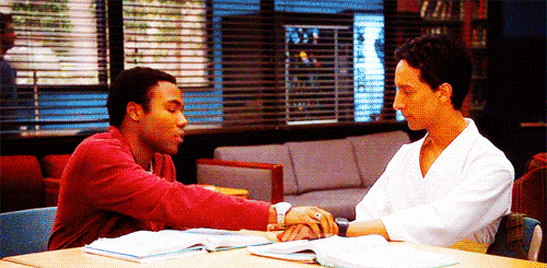GIF troy and abed - animated GIF on GIFER