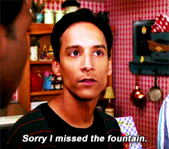 GIF community abed x troy troy x britta - animated GIF on GIFER