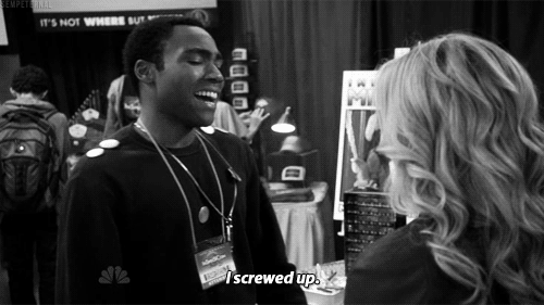 GIF community tv show screwed up - animated GIF on GIFER