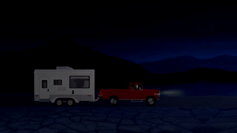 Truck trailer driving GIF - Find on GIFER