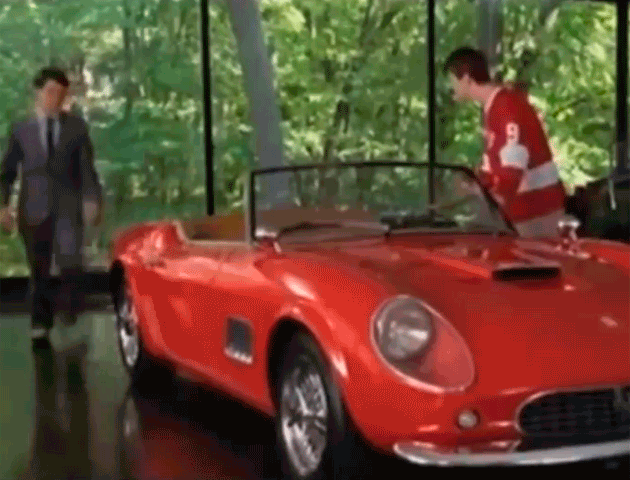Ferris Bueller Ferrari Gif