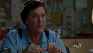 Shannon beiste glee h GIF - Find on GIFER