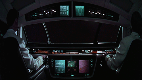 2001 a space odyssey transportation fancy GIF - Find on GIFER