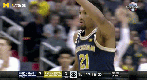 Michigan march madness GIF - Find on GIFER