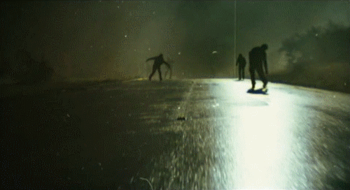 GIF zombie street dark - animated GIF on GIFER