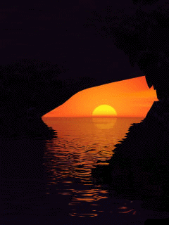 GIF sunset - animated GIF on GIFER