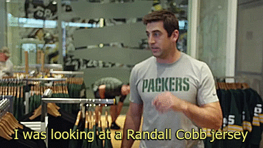GIF aaron rodgers - animated GIF on GIFER