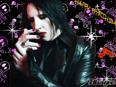 Marilyn Manson Verso Est E Giù Gif