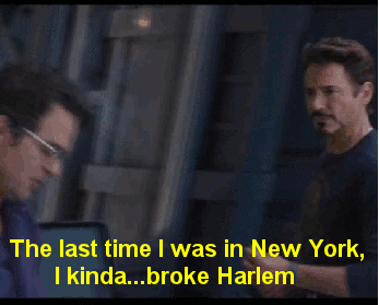 GIF the avengers tony stark bruce banner - animated GIF on GIFER