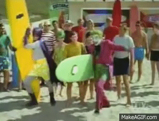 GIF surfing - animated GIF on GIFER