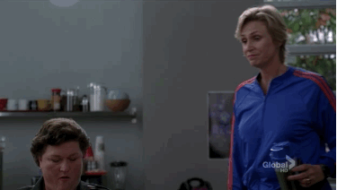 GIF glee h coach beiste shannon beiste - animated GIF on GIFER