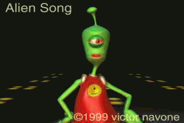 GIF animation alien - animated GIF on GIFER
