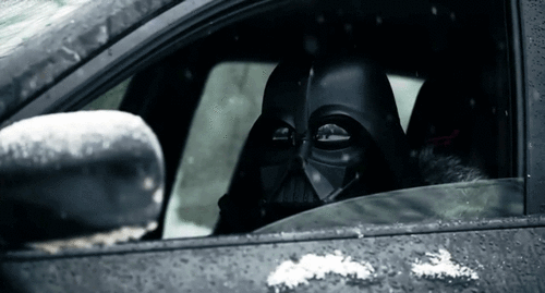 Darth vader star wars snow GIF - Find on GIFER