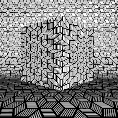 Animation black and white geometric GIF - Find on GIFER