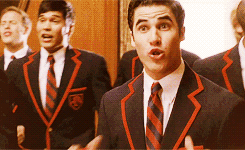 Glee klaine angels GIF - Find on GIFER