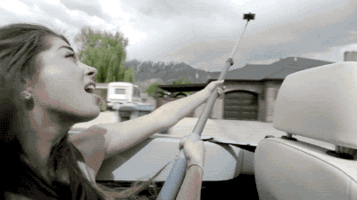 GIF selfie - animated GIF on GIFER