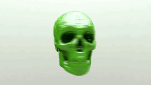 3d skull GIF - Find on GIFER