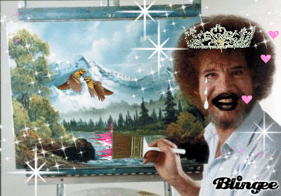 Bob ross GIF - Find on GIFER